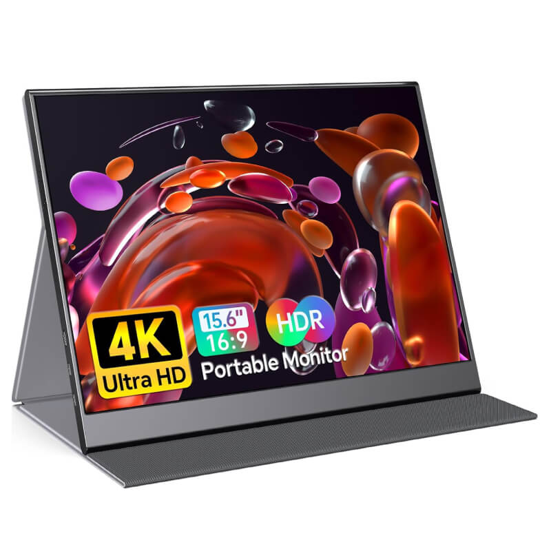 15.6 Inch 4K Portable External Monitor UHD 3840x2160 100% sRGB USB-C H ...